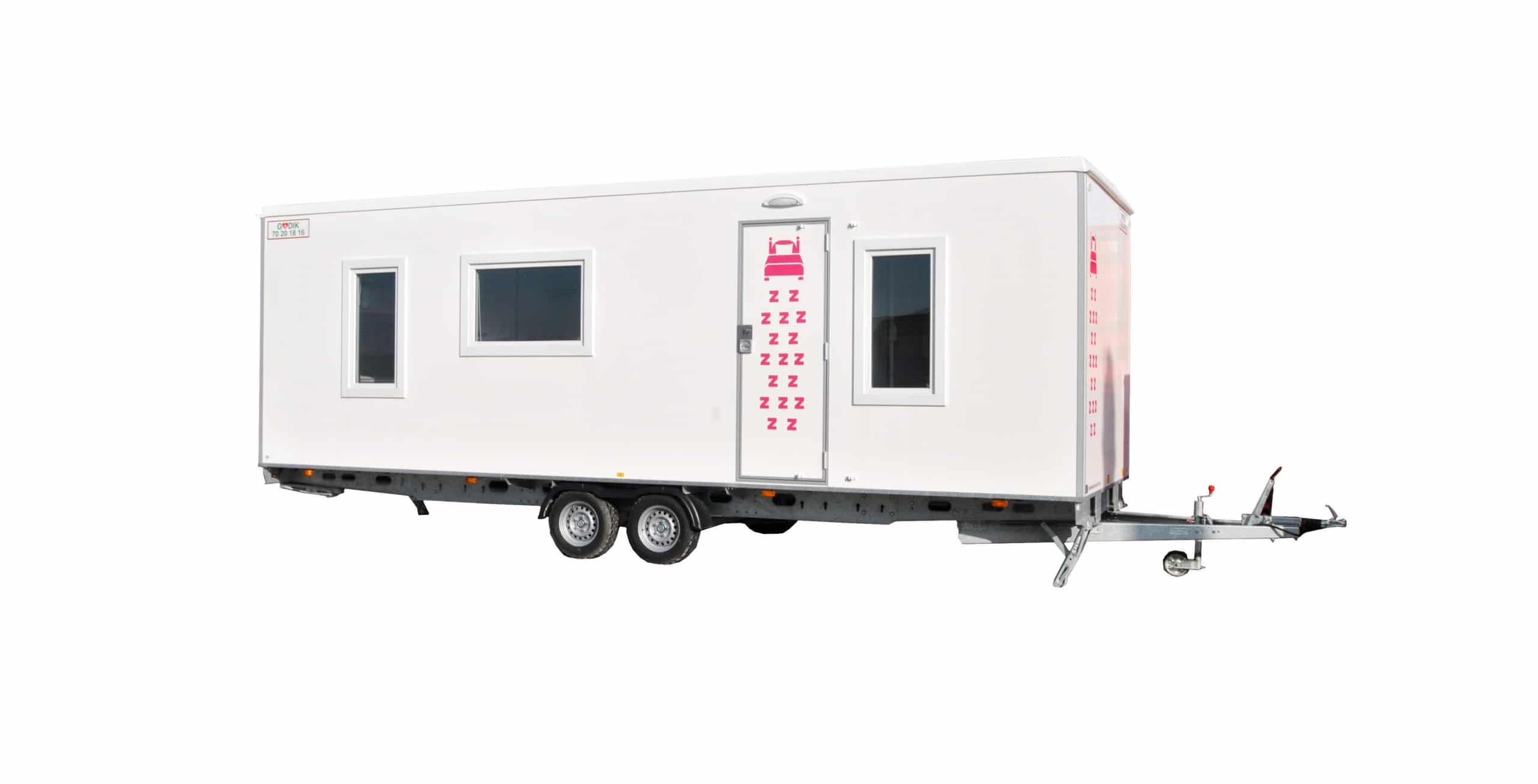 Craftsman/living trailer w/4 rooms, kitchen/bathroom - Godik.dk